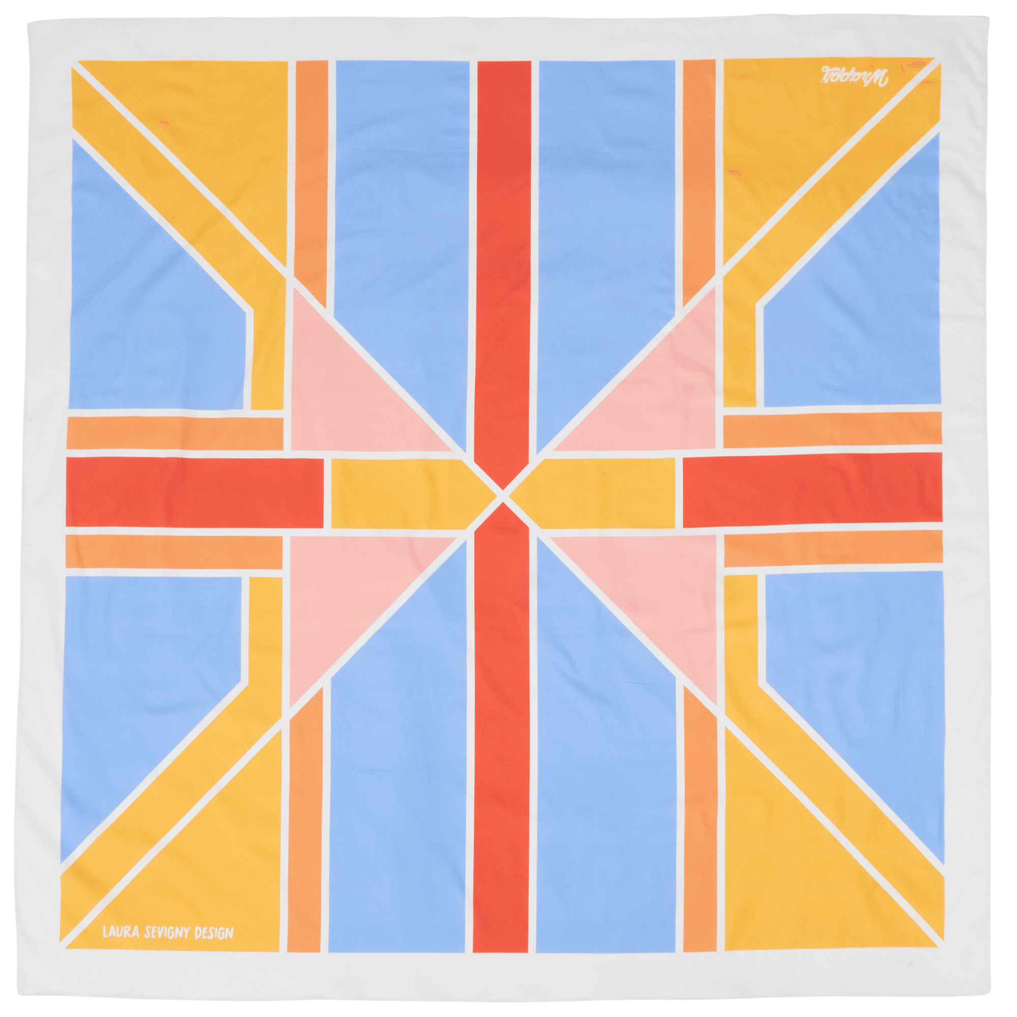 Play | 50" Organic Cotton Furoshiki Gift Wrap by Laura Sevigny | WRAPPR