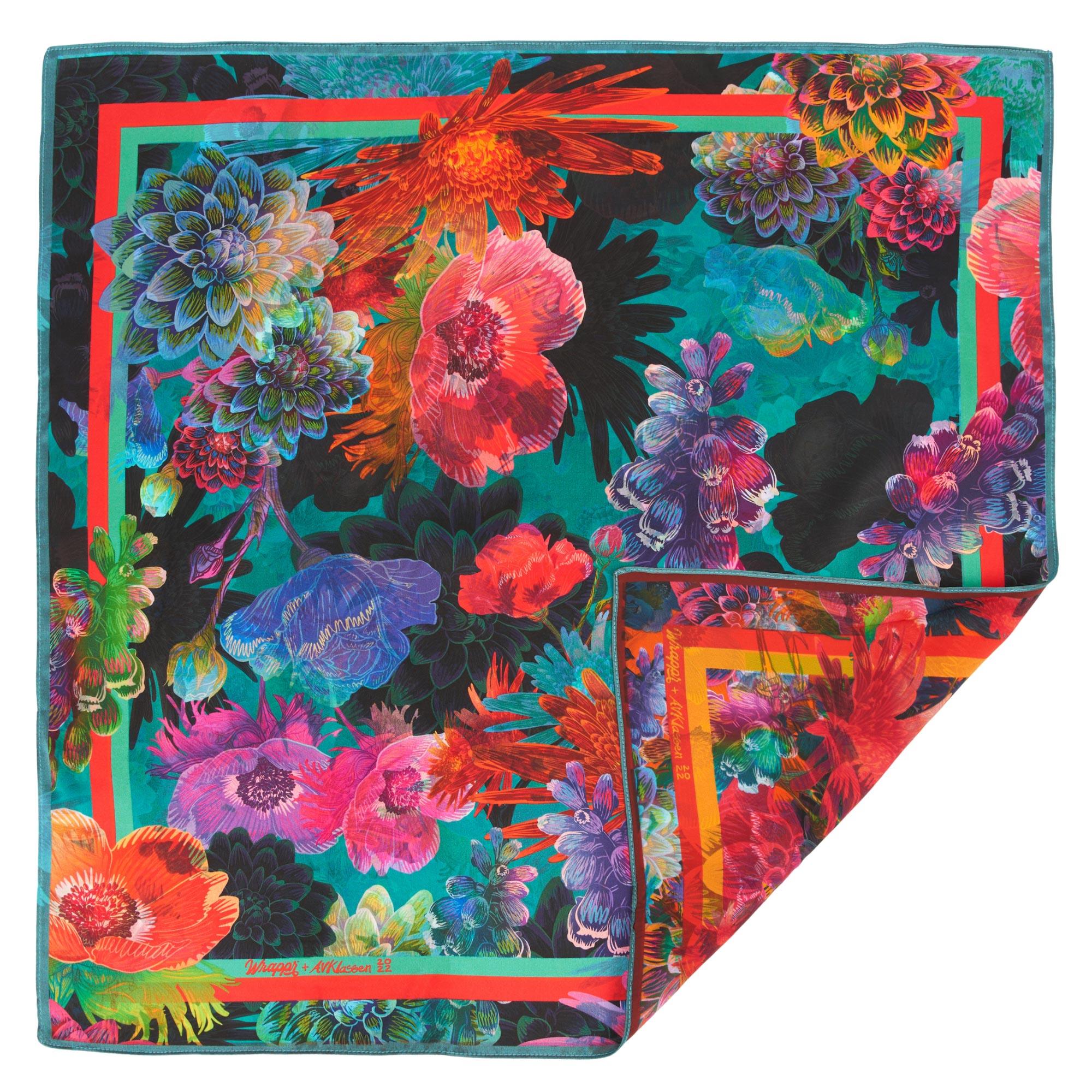 Daisy | 28" Mulberry Silk Furoshiki Gift Wrap by Adam Klassen | WRAPPR