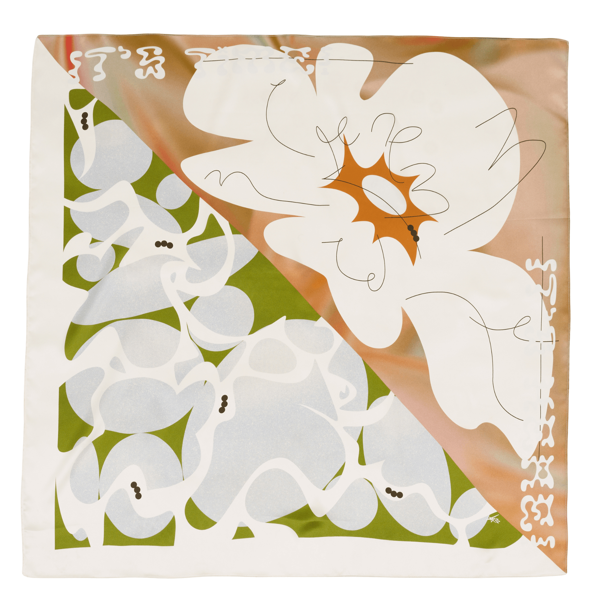 Higher | 35" Mulberry Silk Furoshiki Gift Wrap by Essery Waller | Wrappr