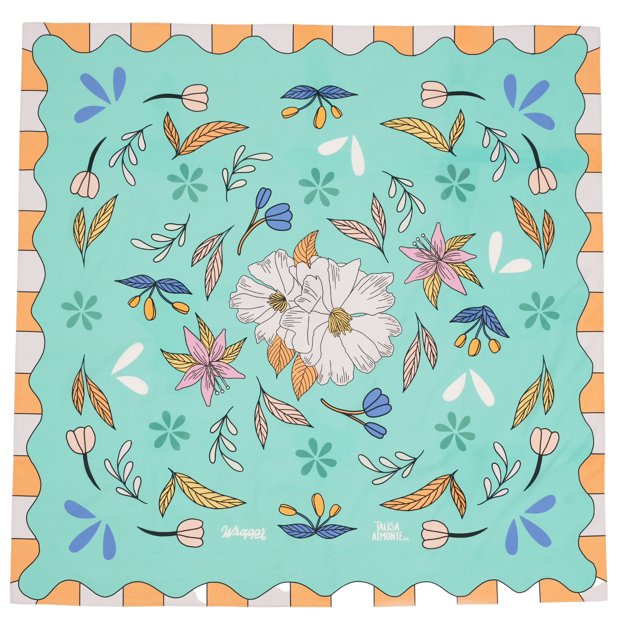 Oasis | 50" Furoshiki Gift Wrap by Talisa Almonte | WRAPPR